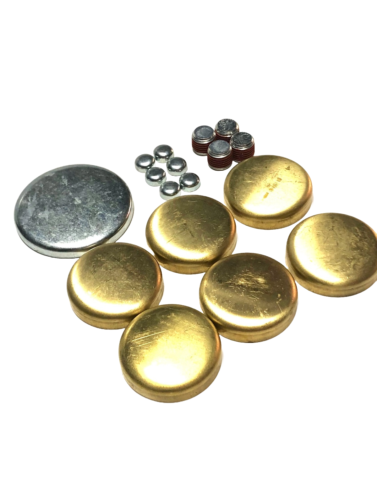New Brass Welch Freeze Core Plug Set Gallery Kit Fits BB Ford 332 390 ...