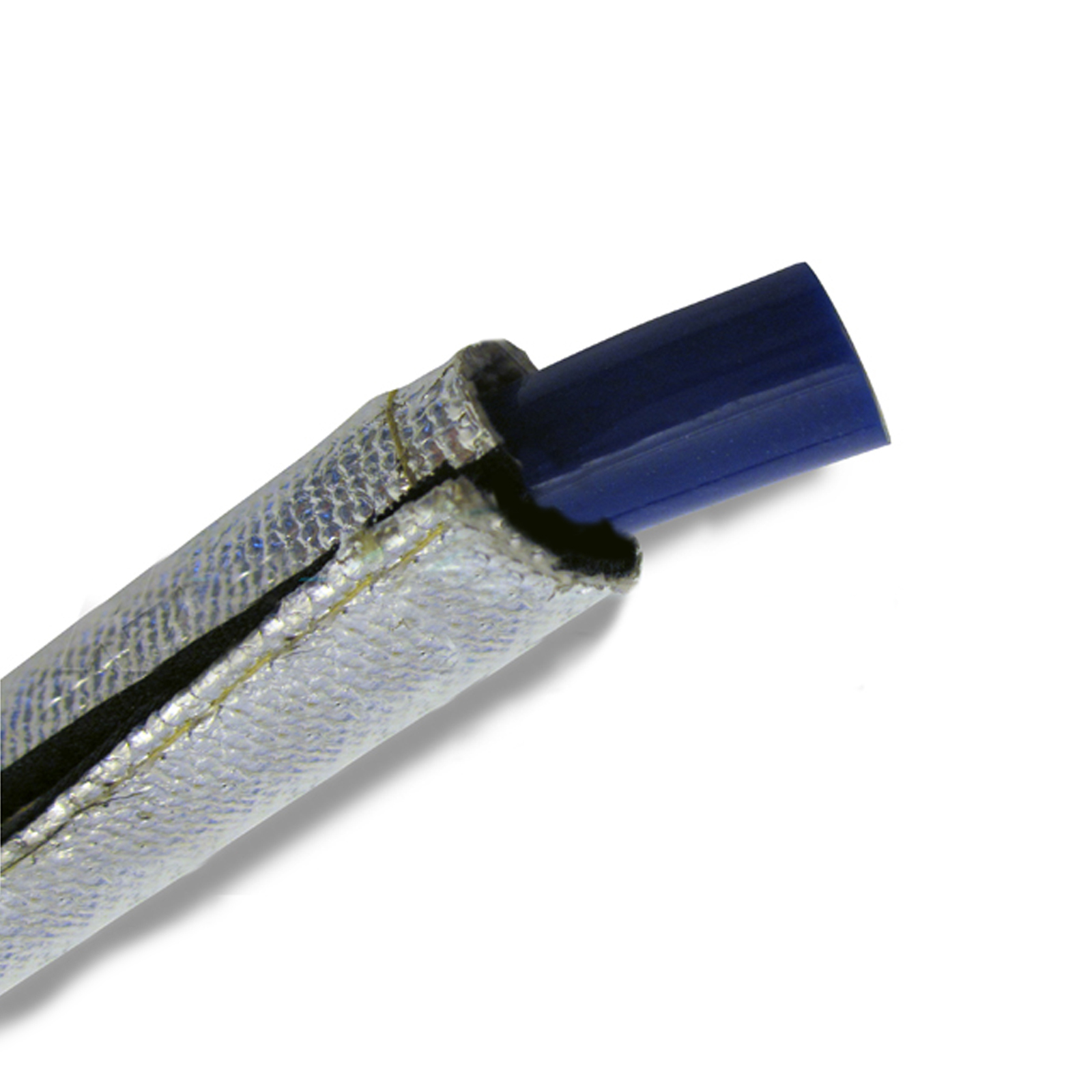 Heat Sleeve Hook & Loop Insulating Hose Wrap Tube Reflective Shield ...