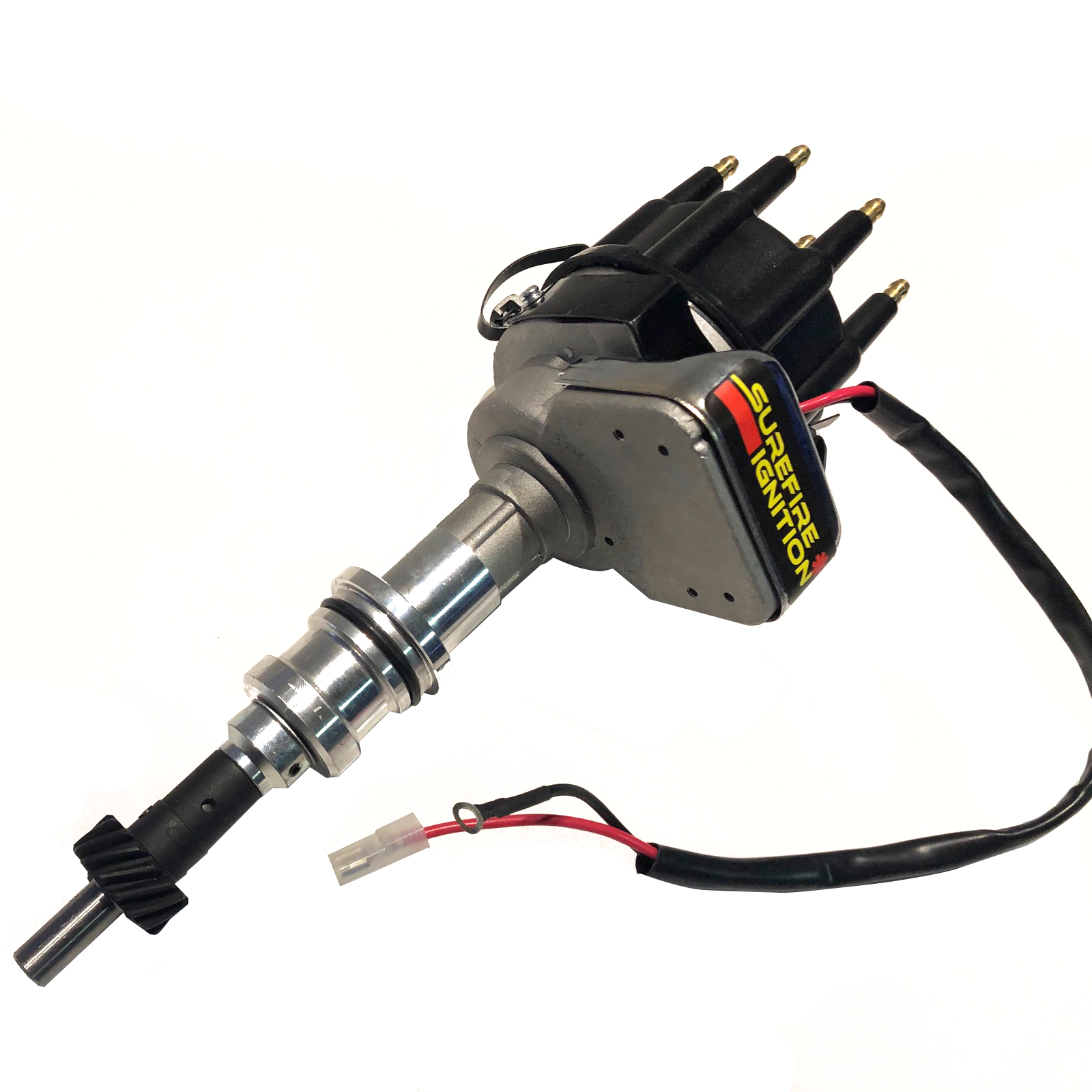 Ford 289 302 Ignition Kit Electronic Distributor HEI Coil & 9mm Eagle Leads