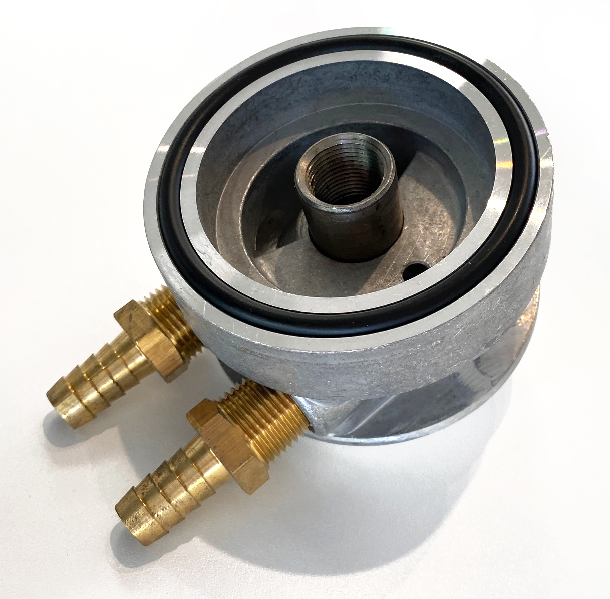 Derale Oil Filter Adaptor Spin on Oil Cooler BB Chev 396-454-502 1/2 ...
