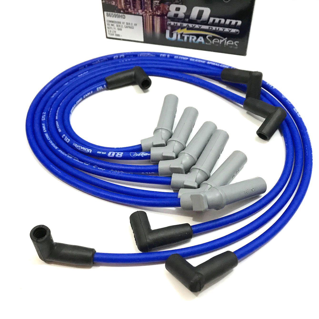 Eagle 8mm Ignition Spark Plug Leads Fits Commodore VT Series II V6 3.8L ...