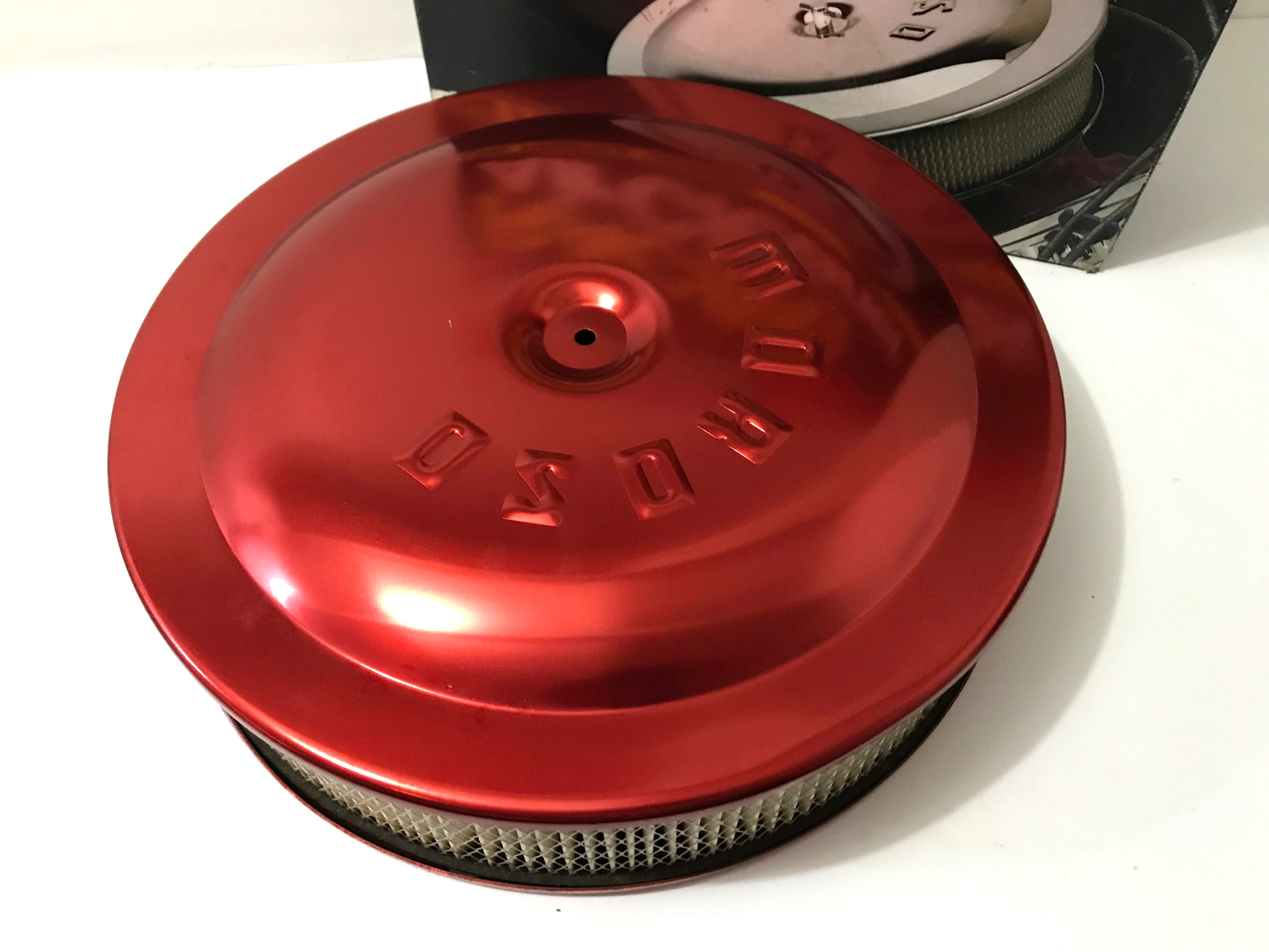 Moroso High Performance Holley Air Filter Red Aluminium 14"