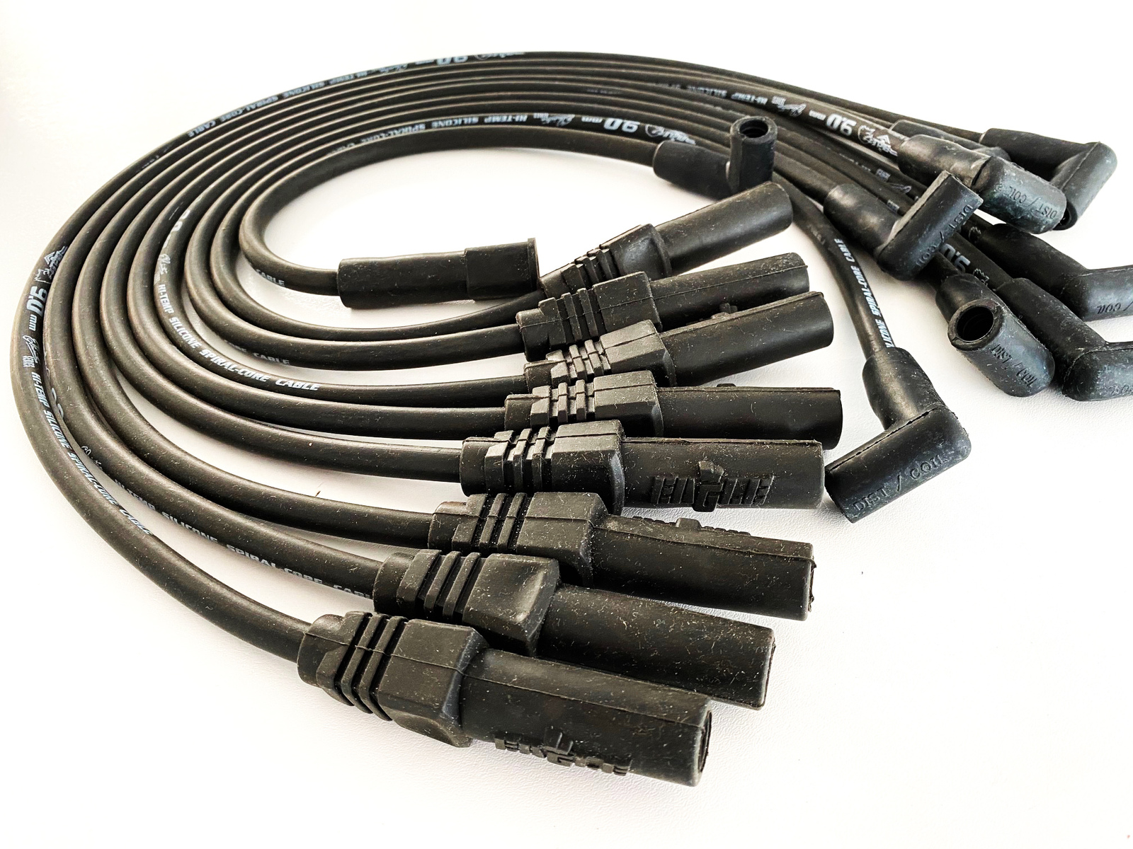 Eagle 9mm Black Ignition Spark Plug Leads Fits Holden V8 253 308 4.2L 5 ...