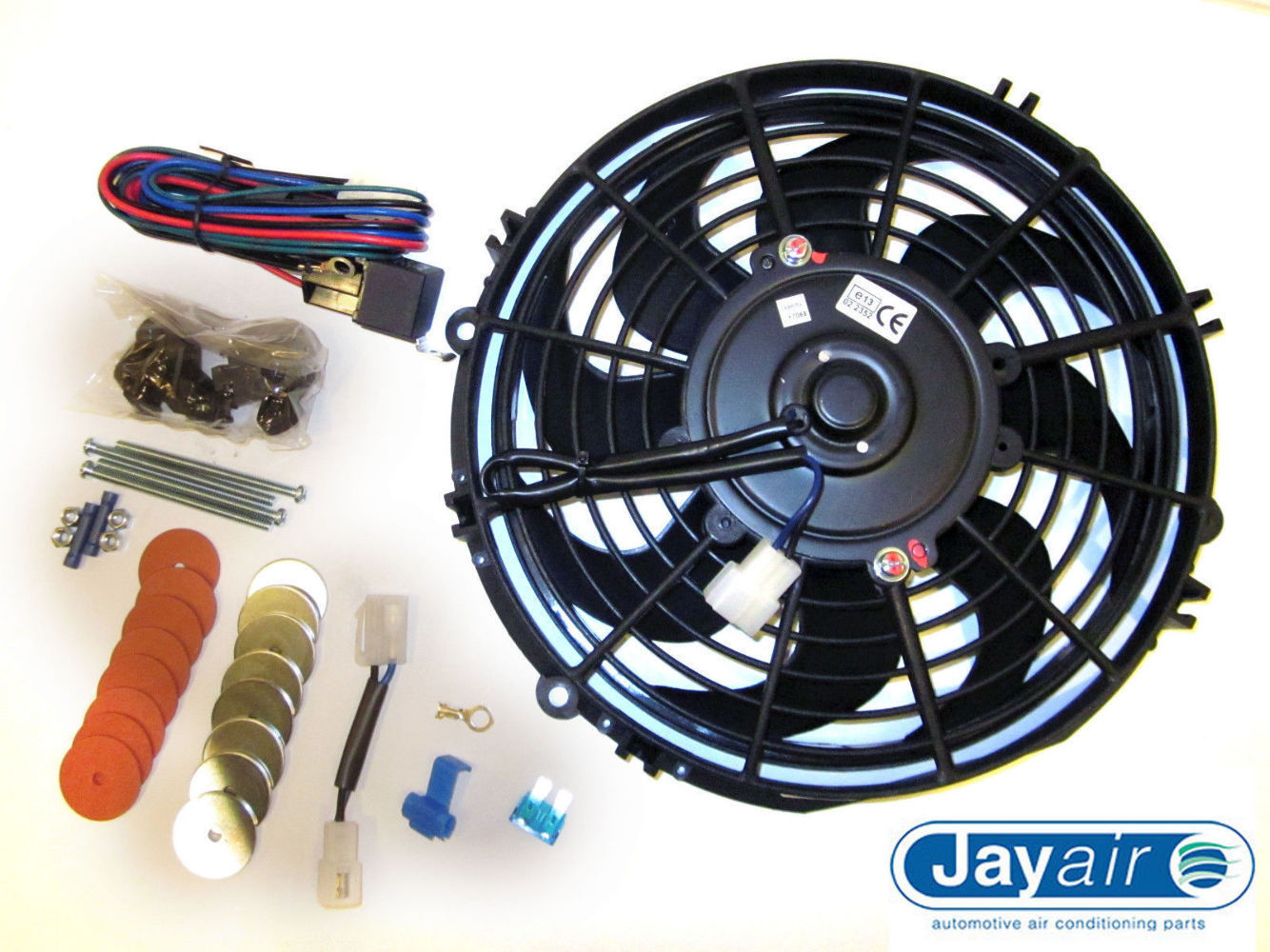 JAYAIR 12 Inch Electric Thermo Fan Kit Push Pull Radiator Universal ...