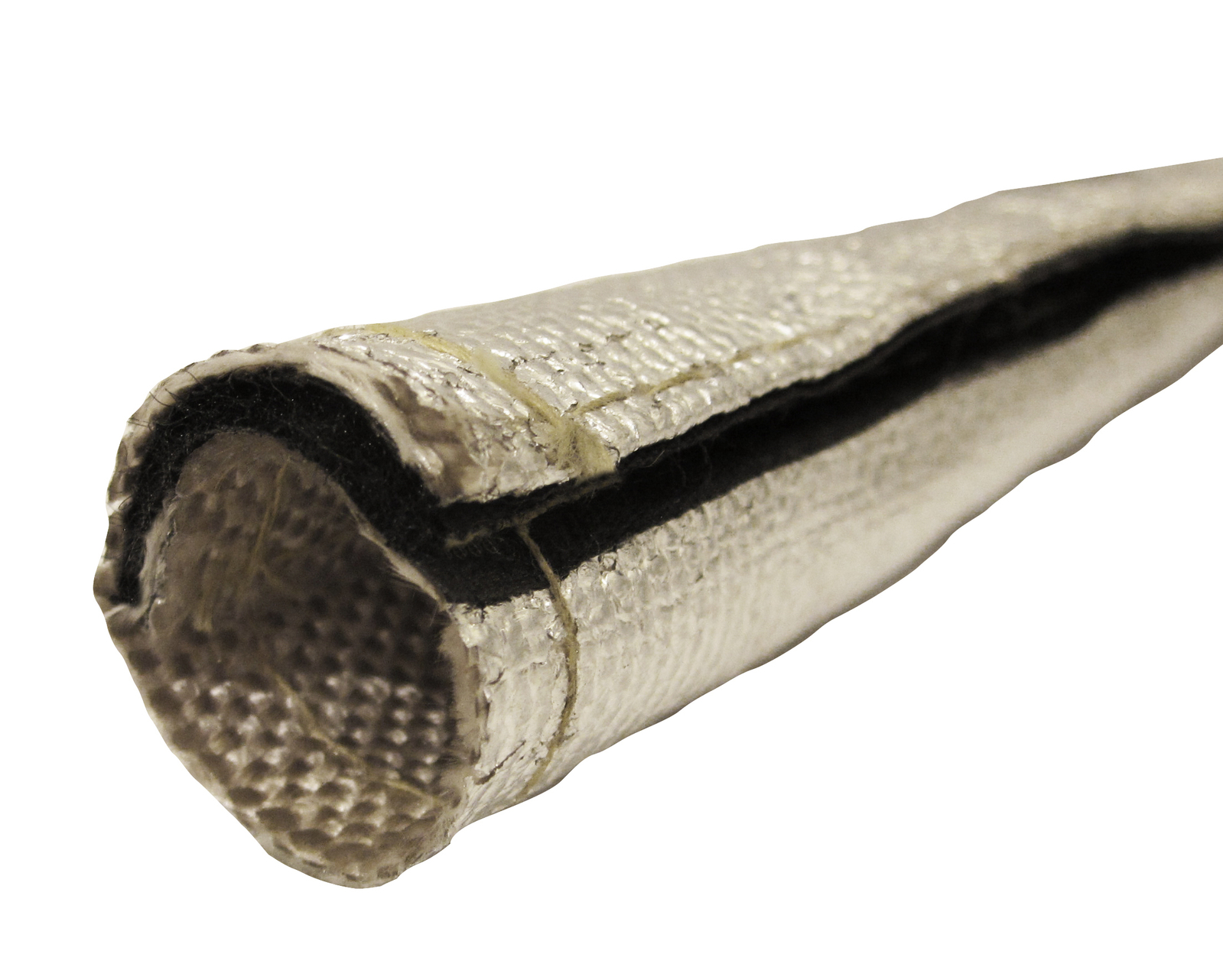 Heat Sleeve Hook & Loop Insulating Hose Wrap Tube Reflective Shield ...