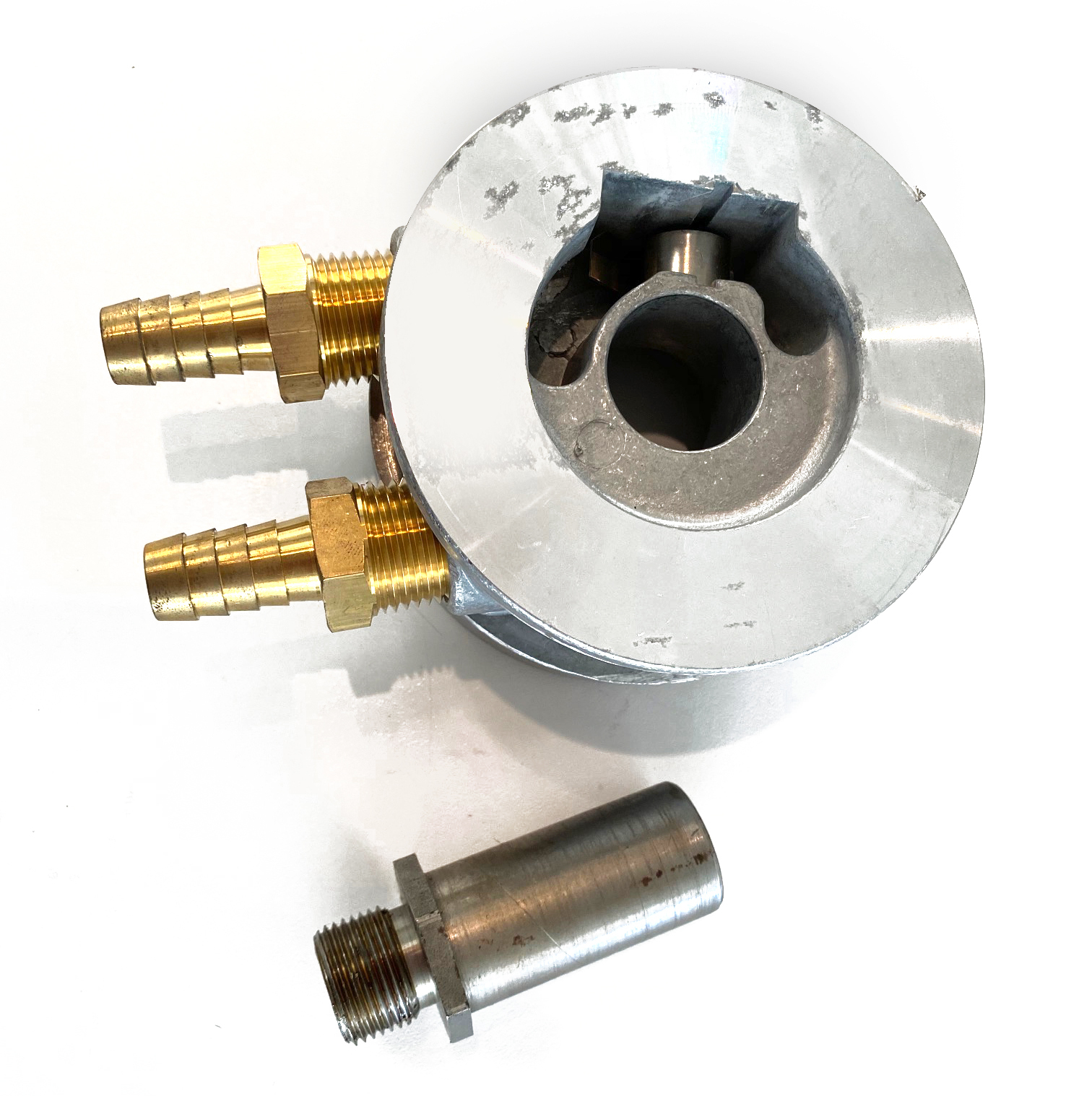 Derale Oil Filter Adaptor Spin on Oil Cooler BB Chev 396-454-502 1/2 ...