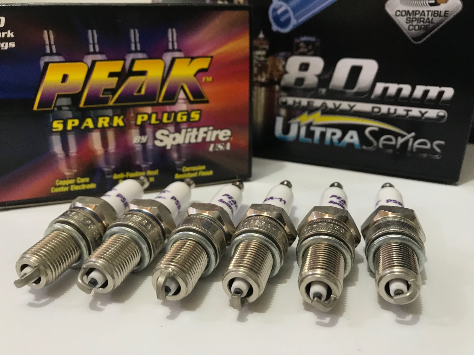 EAGLE IGNITION LEADS & SPLITFIRE SPARK PLUGS Fits Commodore V6 ...