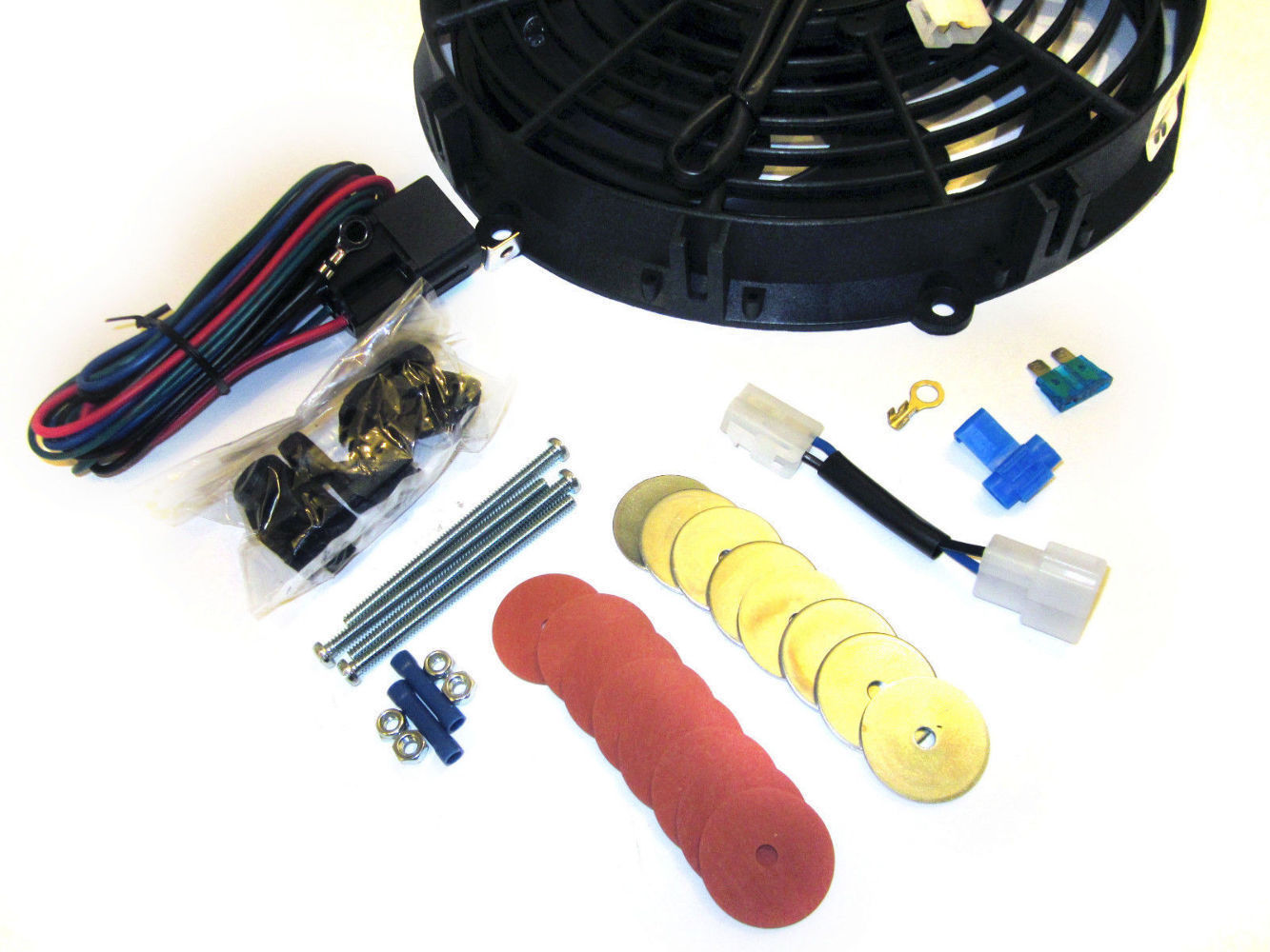 JAYAIR 12 Inch Electric Thermo Fan Kit Push Pull Radiator Universal ...