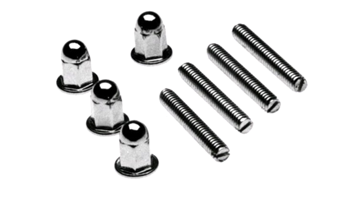 Redline Chrome Rocker Cover 9" Air Filter Breather Cap Kit Fits Ford 6 ...