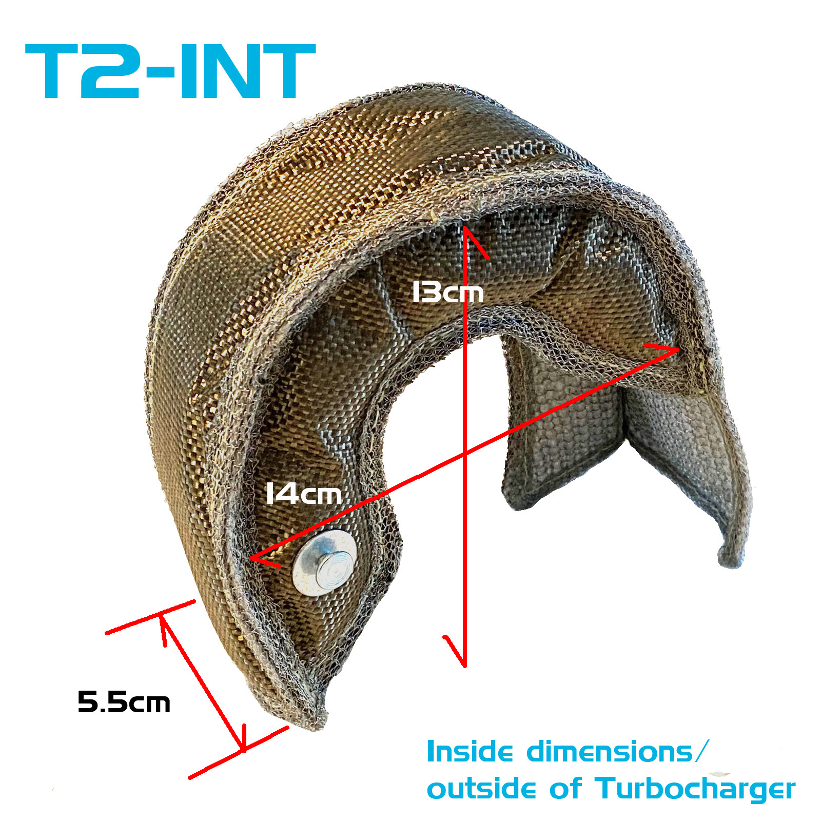 T2 TURBO BLANKET Heat Shield Beanie Cover Suit INTERNAL Wastegate ...